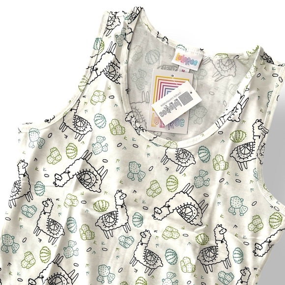 LuLaRoe | Tops | Llamas Nwt Htf Lularoe Llama Print Tank Top | Poshmark